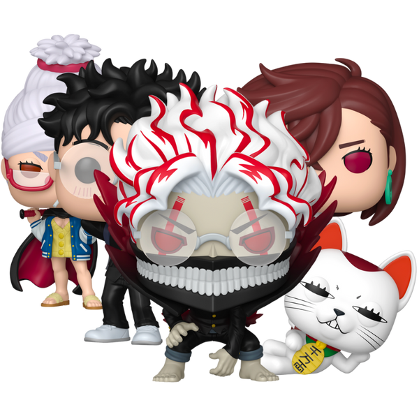 Funko Pop! Dandadan – Dandadan 5-Pack Bundle #2099-2102 (Okarun Chase ...